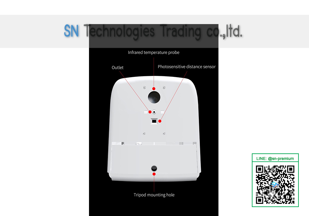 K9 PRO เครื่องวัดอุณหภูมิอัตโนมัติ เครื่องจ่ายสบู่อัตโนมัติ | SN-Technologies