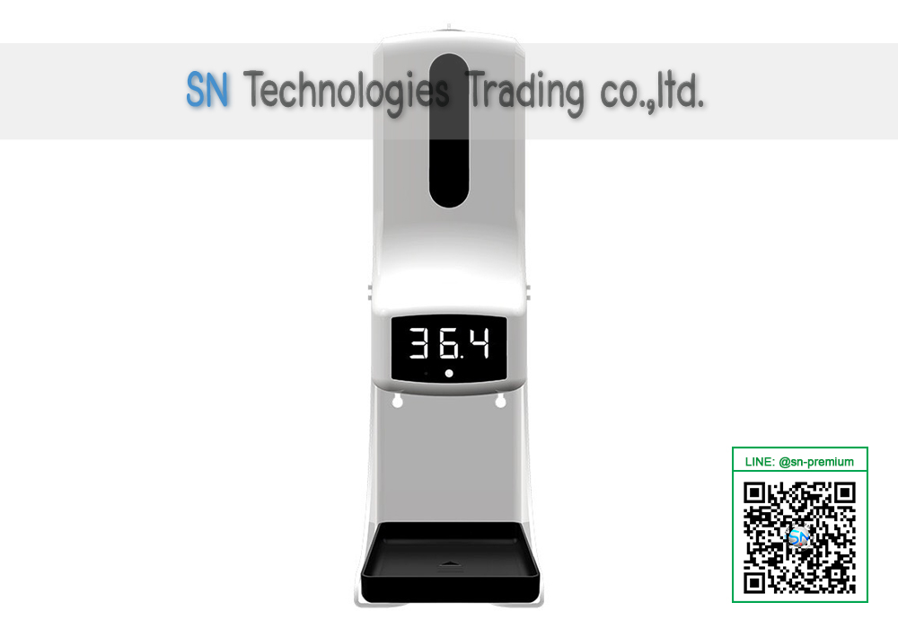 K9 PRO เครื่องวัดอุณหภูมิอัตโนมัติ เครื่องจ่ายสบู่อัตโนมัติ | SN-Technologies